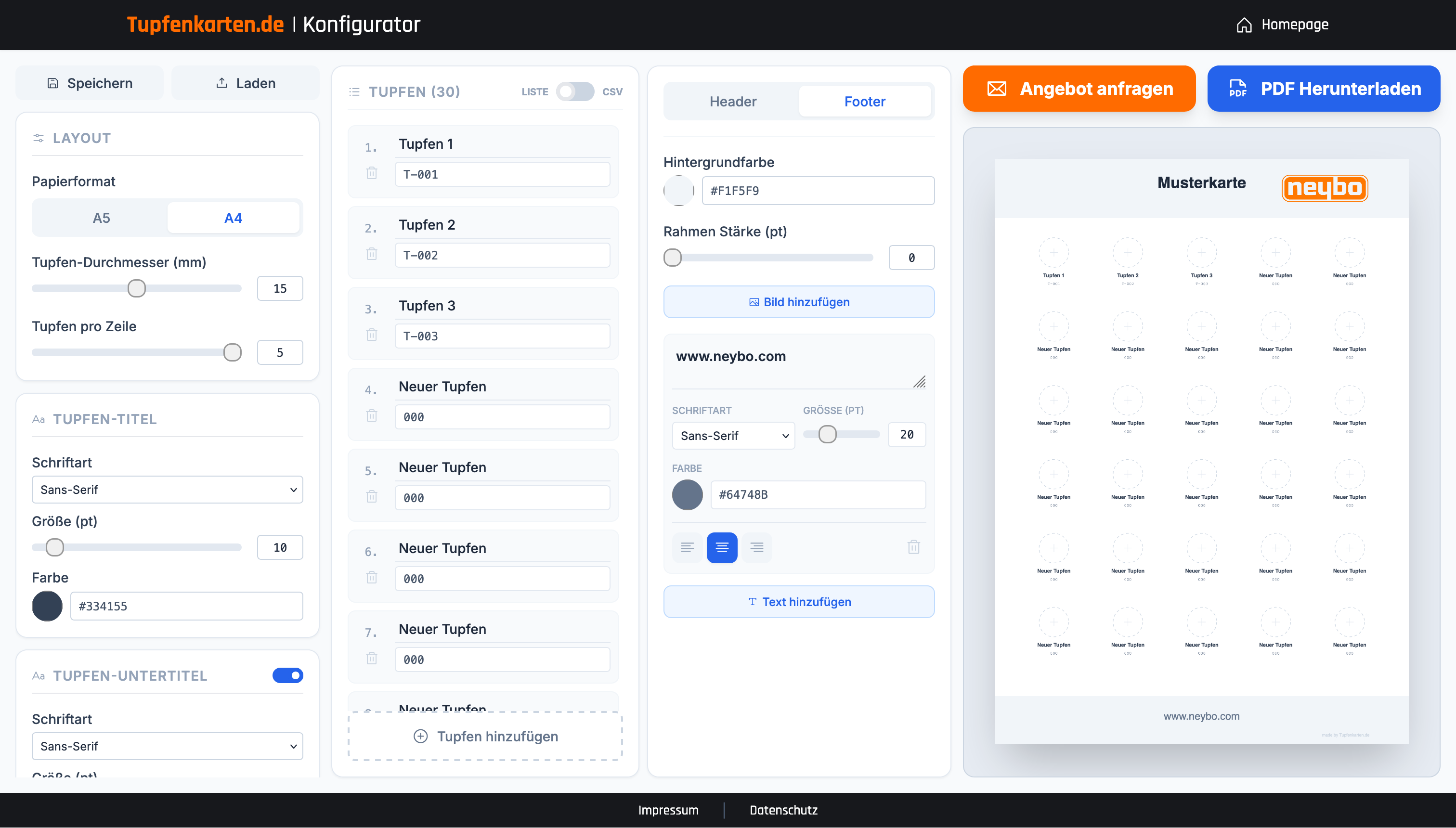 SealantSamples.com Configurator - Create Designs for Sealant & Adhesive ...